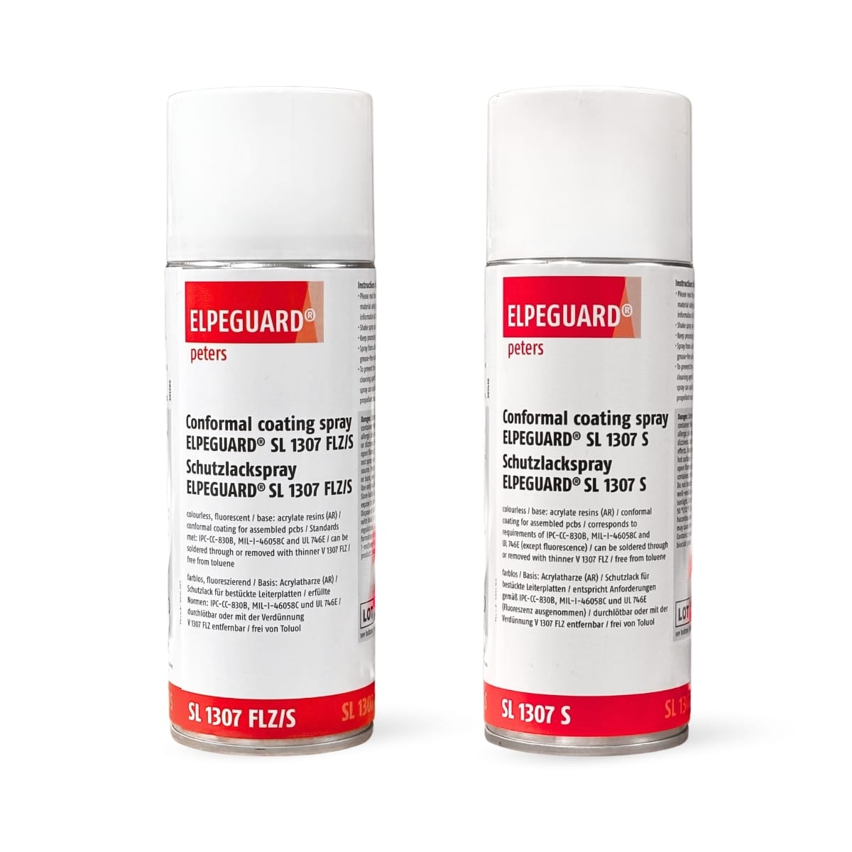 Conformal Coating Spray Serie SL 1307 FLZ/S & S - Bomboletta da 400 ml ...